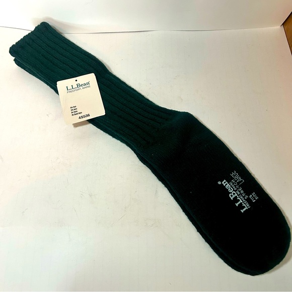 L.L. Bean | Underwear & Socks | Vintage Llbean Wool Blend Socks Forest ...